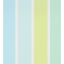 Fun Fair Stripe Wallpaper by Designers Guild in Aqua | Jane Clayton