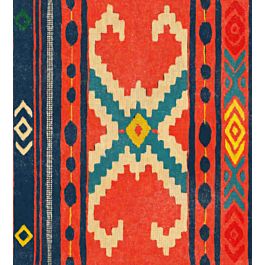 Heritage Wallpaper in Red by MINDTHEGAP | Jane Clayton
