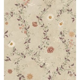 Inger Wallpaper mural in Sandstone by Sandberg | Jane Clayton