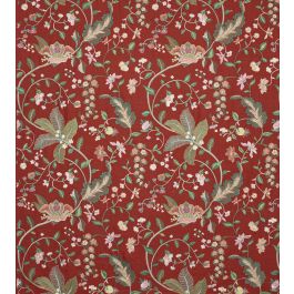 Jalore Fabric in Rouge de Chine by Manuel Canovas | Jane Clayton