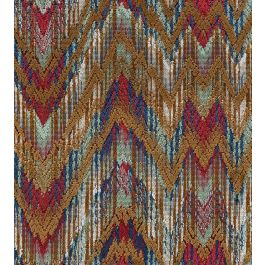 Keegan flame Fabric in Red by Travers | Jane Clayton