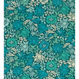 Mallow Wallpaper in Teal by Clarke & Clarke | Jane Clayton