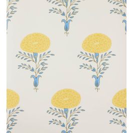 Marigold Wallpaper in Yellow by Molly Mahon | Jane Clayton