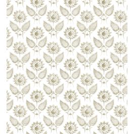 Medici Flower Fabric in Latte by William Yeoward | Jane Clayton