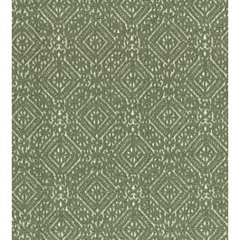Bintan Fabric by Nina Campbell in Eucalyptus/Ivory | Jane Clayton