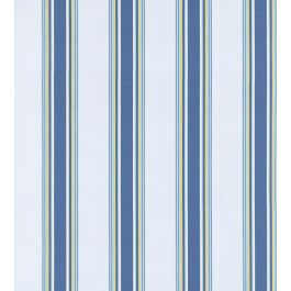 Nolan Stripe Wallpaper in Sky by Scalamandre | Jane Clayton
