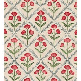 Poppy Wallpaper in Red by Coordonne | Jane Clayton