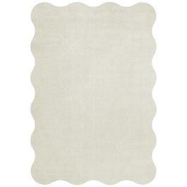 Scallop Rug in Bone White by Layered | Jane Clayton