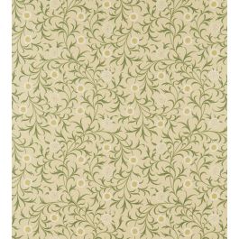 Scroll Fabric in Loden/Thyme by Morris & Co | Jane Clayton