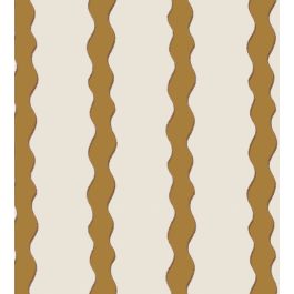 Scroll Stripe Fabric in Saffron by Parker & Jules | Jane Clayton