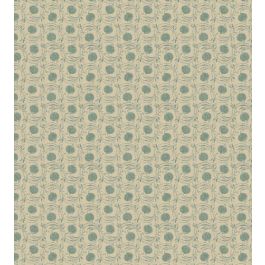 Seed Pod Wallpaper in Aqua by GP & J Baker | Jane Clayton