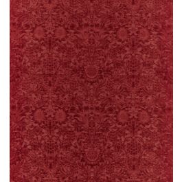 Sunflower Caffoy Velvet Fabric in Barbed Berry by Morris & Co | Jane ...