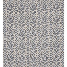Tibor Fabric in Blue by Jane Churchill | Jane Clayton