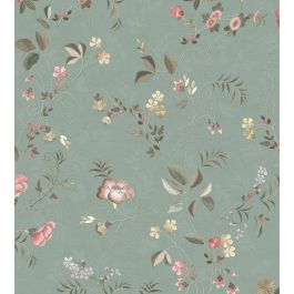 Tokyo Blossem Wallpaper in Jade Green by Eijffinger | Jane Clayton