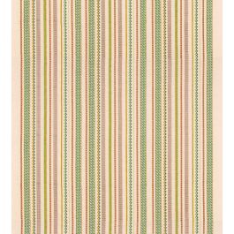Tudor Stripe Fabric in Red/Green by GP & J Baker | Jane Clayton
