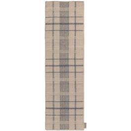 Zona Denim Check Runner Outdoor Rug in Denim by Brink & Campman | Jane ...