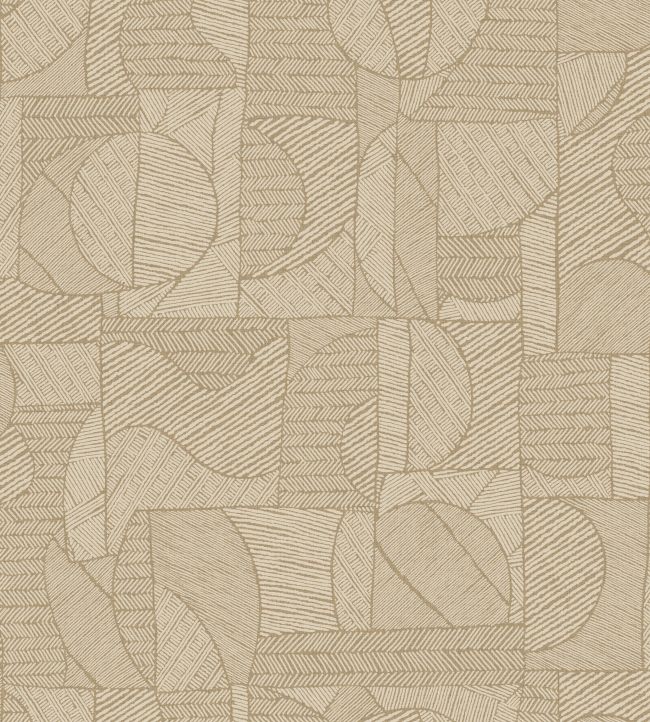 Baman Wallpaper in Beige Lin by Casadeco | Jane Clayton