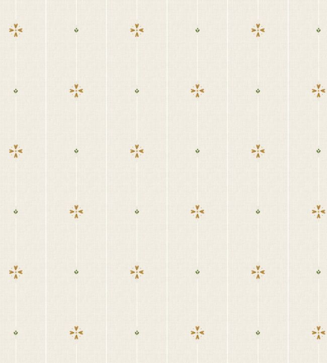 Blouse Wallpaper in Mustard by Coordonne | Jane Clayton
