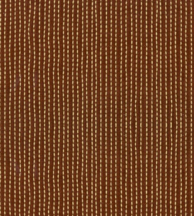 Kantha Fabric in Rust by JORO | Jane Clayton
