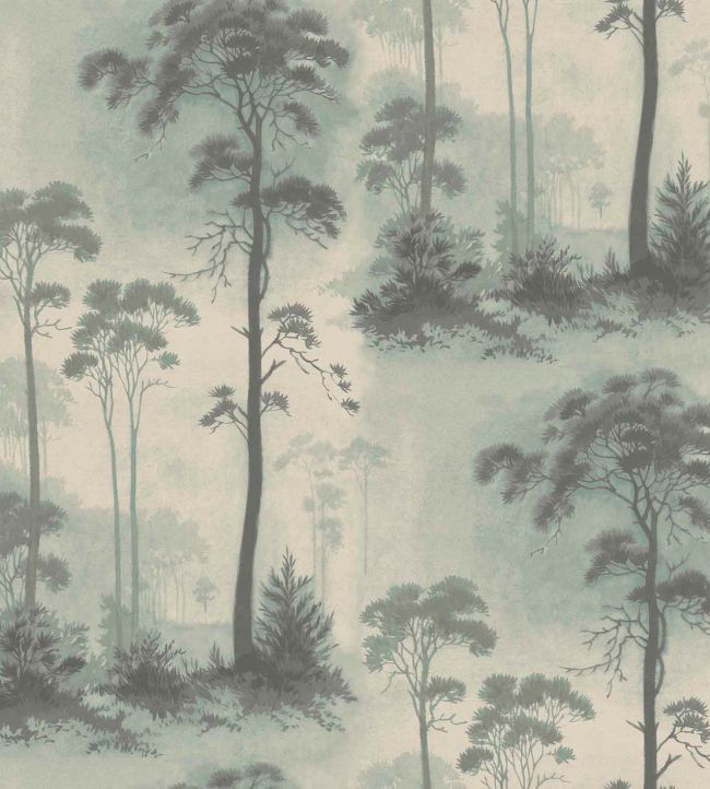 Prior Park Wallpaper in Duck Egg Blue by 1838 Wallcoverings | Jane Clayton
