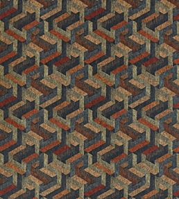 Anthology Escheresque Wallpaper in Copper/Slate by Harlequin | Jane Clayton