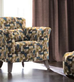 Baby Ikon Fabric in Sepia by Arley House | Jane Clayton