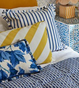 Basket Weave Fabric in Lapis/Sky by Harlequin | Jane Clayton