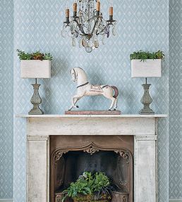 Alma Wallpaper in Stone by Cole & Son | Jane Clayton