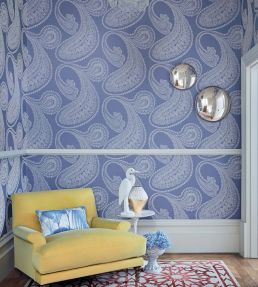 Rajapur Flock Wallpaper in 9032 by Cole & Son | Jane Clayton