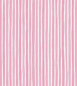 Croquet Stripe Wallpaper in Soft Pink by Cole & Son | Jane Clayton