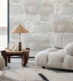 Divided Wallpaper in 02 Stone by DADO | Jane Clayton