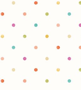 Doodle Spot Wallpaper in Pumpkin by Ohpopsi | Jane Clayton