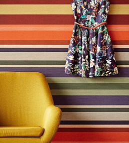 Candy Stripe Wallpaper by Eijffinger in 25 | Jane Clayton