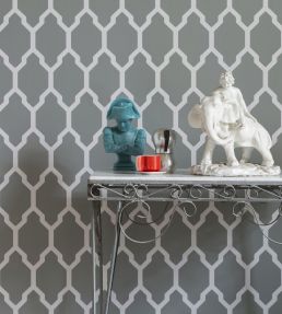Tessella Wallpaper by Farrow & Ball in Strong White | Jane Clayton