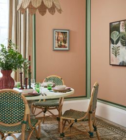 Felipe Border Wallpaper in Red by DADO | Jane Clayton