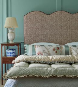 Flori Fabric in Cherry Rose by James Hare | Jane Clayton