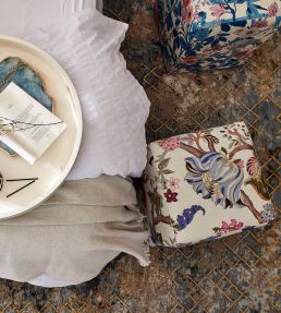 Fusang Tree Fabric in Peach Blossom by Sanderson | Jane Clayton