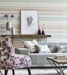 Rene Wallpaper in Blush/Steel by Harlequin | Jane Clayton