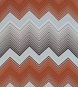 Equalize Fabric in Rust / Sky by Harlequin | Jane Clayton