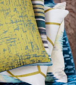Otani Fabric in Marine / Rust by Harlequin | Jane Clayton