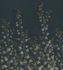 Ivy Wallpaper mural in Midnight Blue by Sandberg | Jane Clayton