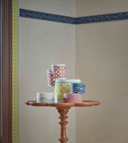 Jaipur Border 5cm Wallpaper in Conker by Parker & Jules | Jane Clayton