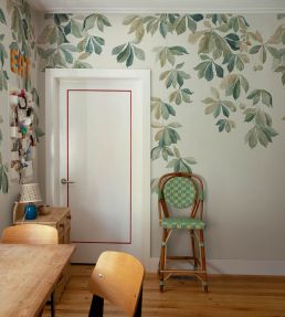 Kastanjen Wallpaper Mural in Garden Green by Sandberg | Jane Clayton