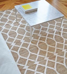 Rodas Rug in White by GAN | Jane Clayton