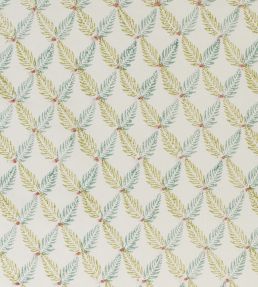 Knot Garden Fabric in Green by James Hare | Jane Clayton