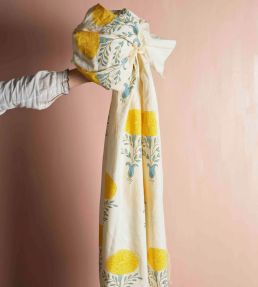 Marigold Fabric in Yellow by Molly Mahon | Jane Clayton