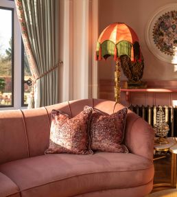 Maroc Fabric in Raw Crimson by Arley House | Jane Clayton