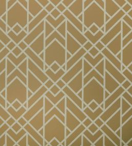 Metro Wallpaper in Mustard by 1838 Wallcoverings | Jane Clayton