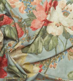 Peony Fabric in Summer Sky by Andrew Martin | Jane Clayton