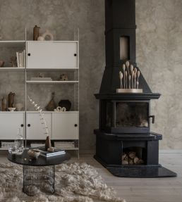 Monica Wallpaper Mural in Hazel by Sandberg | Jane Clayton